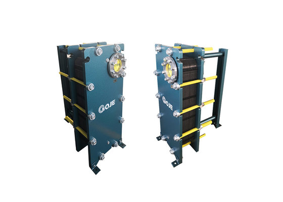 SS Plate NBR Gasket Plate Heat Exchanger Small Size Space Saving Low Energy Consumption