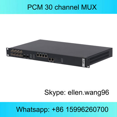 Hot sell PCM multiplexer with 30 lines FXS FXO RS232+4*10/100M Ethernet equipment