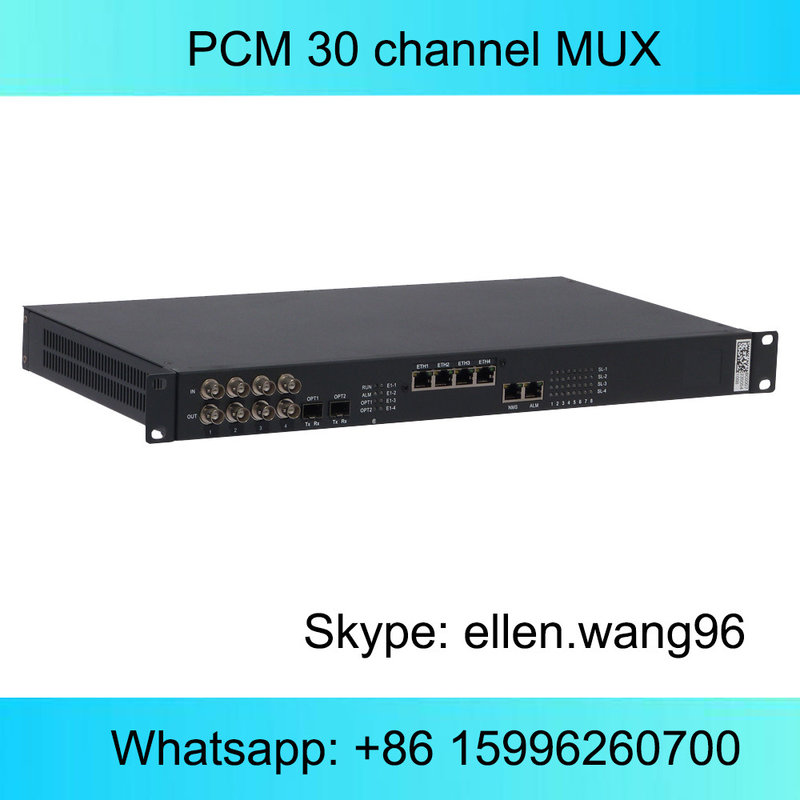 Hot sell PCM multiplexer with 30 lines FXS FXO RS232+4*10/100M Ethernet equipment