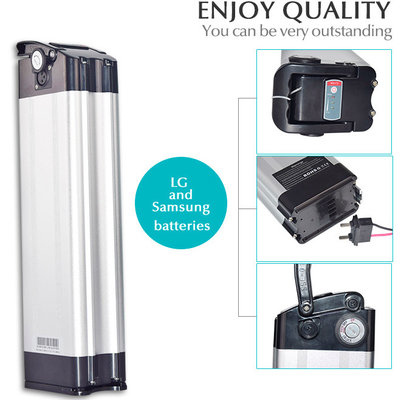 No Memory Effect Rechargeable Silver Fish Lithium-ion Battery 48V 10AH Electric Bike
