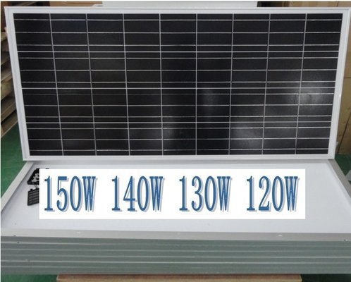 High Frame Resistant Solar Photovoltaic Panels 135W 25 Years Warranty
