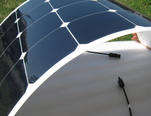 120 Watt Semi Flexible Ultra Thin Solar Panels Efficient 1300 X 540 MM