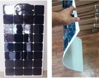 Boat Flexible Marine Solar Panels Off Grid / Back Up Solar Power Systems 40W