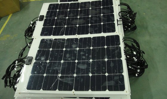 Smallest 130W Thin Flexible Solar Panels For Camping / Travel Tourism Car
