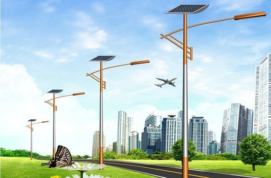 Waterproof Solar Powered Exterior Lights Fixtures Anti Humidity ISO CE