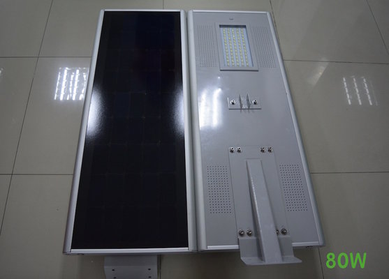 80W Intelligent Solar Powered Lights Fixtures Harsh Weather Workable CE TUV