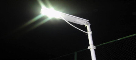High Brightness Integrated Solar Street Light Fixture High Efficiency 70W