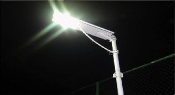 Portable Integrated Solar Powered Security Light With Motion Sensor