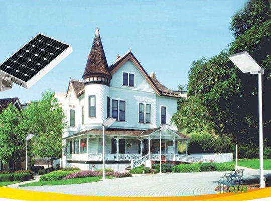 High Brightness Integrated Solar Street Light 12W Intelligence Induction System