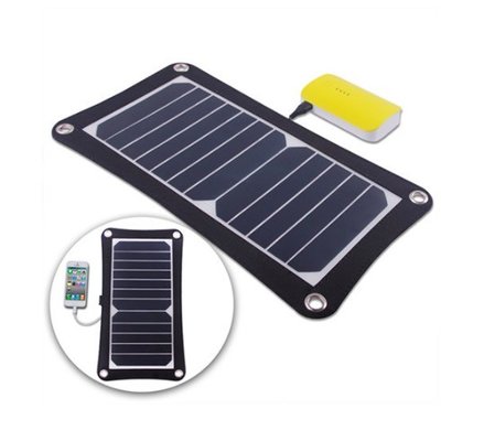 Mini Flexible Solar Power Battery Charger 12V Compacted Novel Size