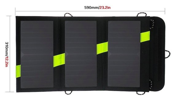 MP4 / Tablet Sunpower 20W Solar Panel Charger High Conversion Efficiency