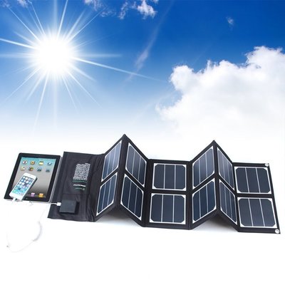 Outside Camera /  Ipad Solar Panel Charger 40W Discharging Protection