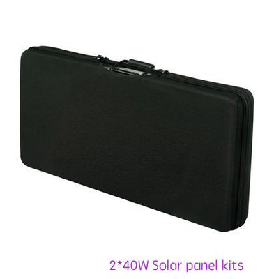 2 X 40W Solar Panel Kits For  Camping , Sunpower Solar Cells TUV IEC