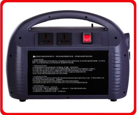 Ultra Compact Size 12V Portable Solar Generator Auto Recovery Protected 500W