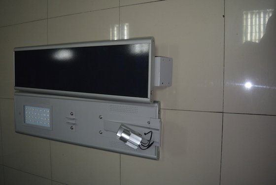 Integrated Solar Street Light 50W With Camera , Waterproof LED Lamp TUV IEC