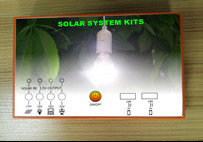 3.7V Battery Ultra Bright Solar Light Kits 4W With ABS Plastic Shell