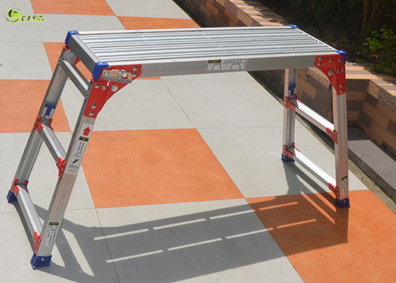 China High Fishing Stool Folding Telescopic Ladder Portable Metal Step Work Platform supplier