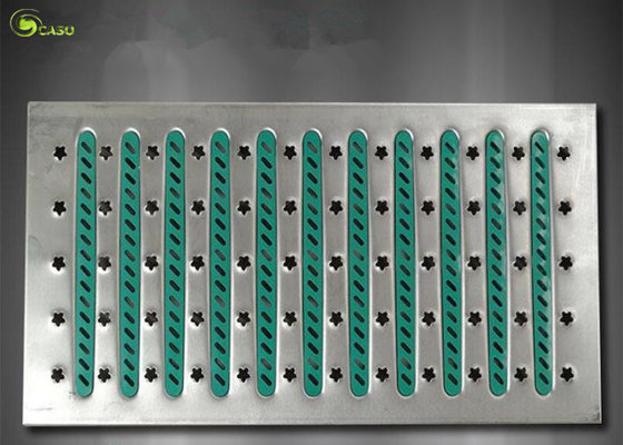 China 304 Stainless Drainageway Bar Grating Cover Welded Drain Trench Floor Plate supplier