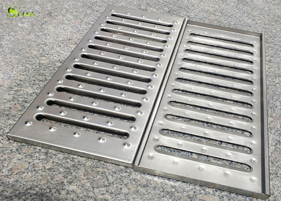 China Galvanized Safety Steel Lattice Floor Outdoor Water Drainage Trench Cover supplier