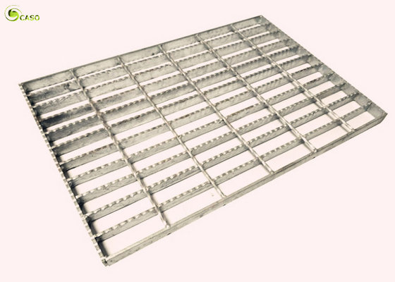 China Serrated Galvanized Steel Bar Grating Patio Linear Flat Metal Grid Floor supplier