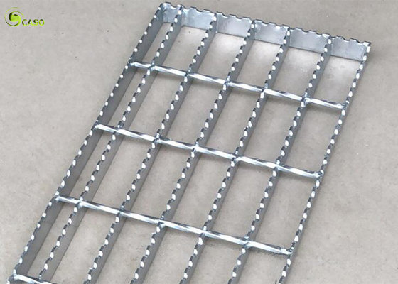 China Serrated I Bar Hot Dip Galvanized Steel Grid Walkway Grid Drain Trench Treads supplier