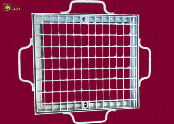 China 50*5mm Galvanized Plain Welded Steel Bar Drainage Grating With Embedded Frames supplier