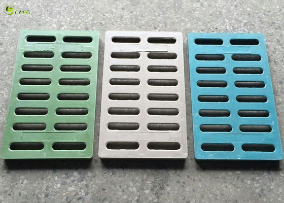 China D400 Walkway Fiberglass Manhole Cover Skidproof Farrowing Slat Flooring supplier