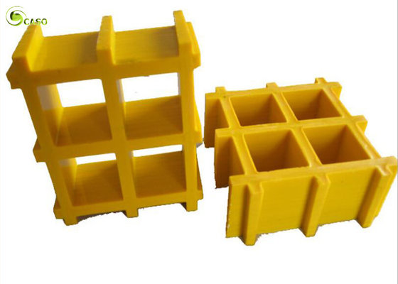 China 38*38mm Plastic Walkway Trench Drainage Grates Fiber Deck Overflow Floor Panel supplier