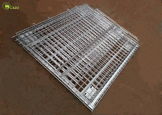 Industrial Transport Metal Shelves Collapsible Storage Cabinet Mesh Turnover Box supplier