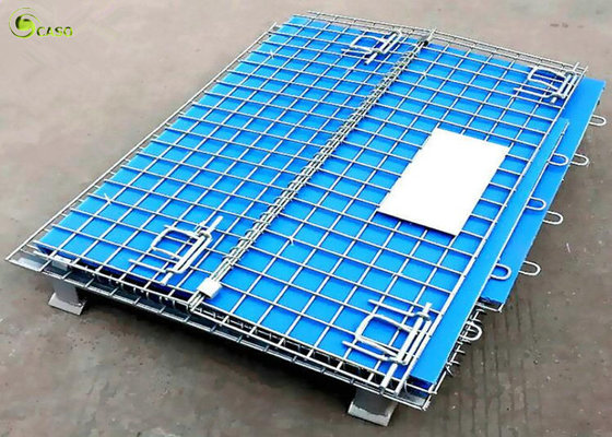 Stacking Turnover Container Warehouse Shelves Storage Metal Pallet Bins Crates supplier
