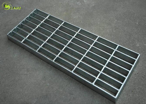 Industrial Galvanized Mesh Grating Plain Serrated Bar Grid Step Treads Plate supplier