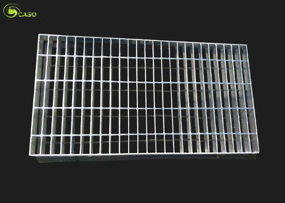 Steel Cover Mesh Galvanized Bar Grating Floor Metal Grid Plain Tread Step Stair supplier