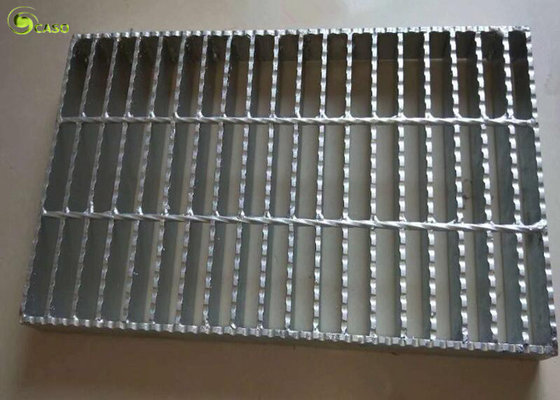 Steel Cover Mesh Galvanized Bar Grating Floor Metal Grid Plain Tread Step Stair supplier