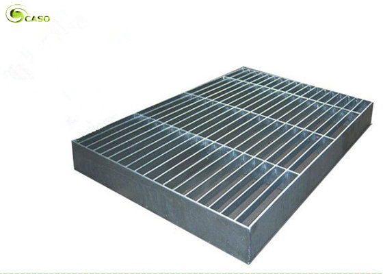Steel Cover Mesh Galvanized Bar Grating Floor Metal Grid Plain Tread Step Stair supplier