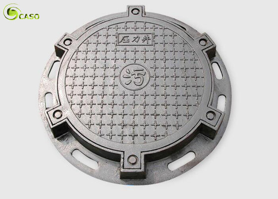 Cast Iron Drain Grate Round Decorative EN124 Manhole Covers Circular Frame supplier