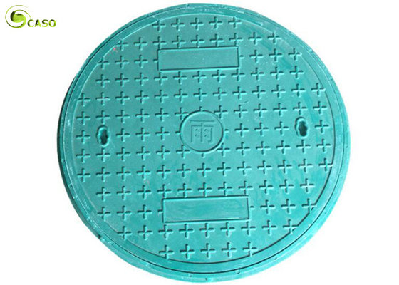 GRP Composite Manhole Covers Circular Frame Polymer Resin Foundry Well Grating supplier