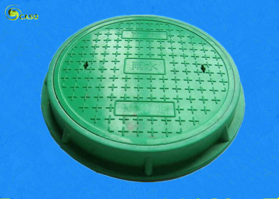 GRP Composite Manhole Covers Circular Frame Polymer Resin Foundry Well Grating supplier
