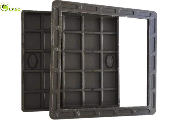 Square Ductile Iron Sewage System BMC Skidproof Grating Well Manhole Cover supplier