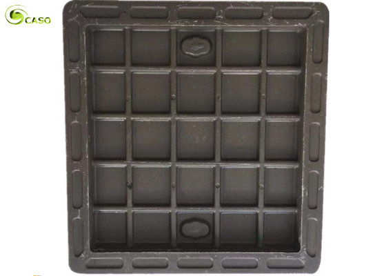 Fiber Glass Road Sewer Drain Grating Square Manhole Cover Frame Ductile Well Lid supplier