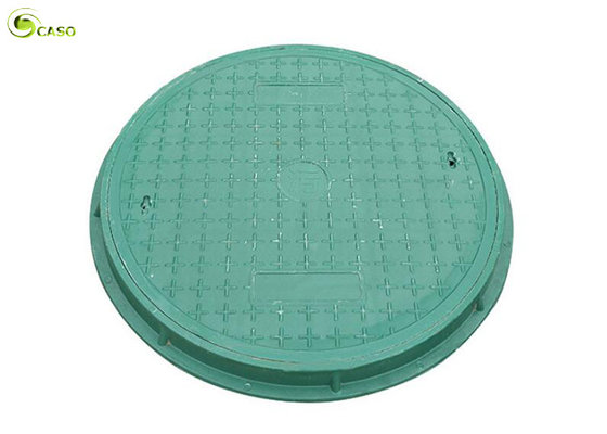 GRP Composite Manhole Covers Circular Frame Polymer Resin Foundry Well Grating supplier