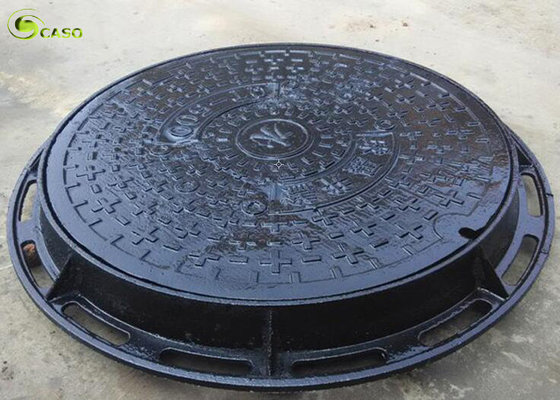 Anti Theft Ductile Cast Iron Drain Grate Watermain Well Lid Circular Frame supplier
