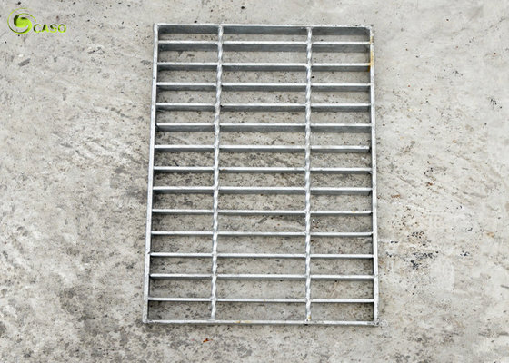 Anti Slip Galvanized Steel Stair Treads Serrated Platform Welded Drain Grating supplier