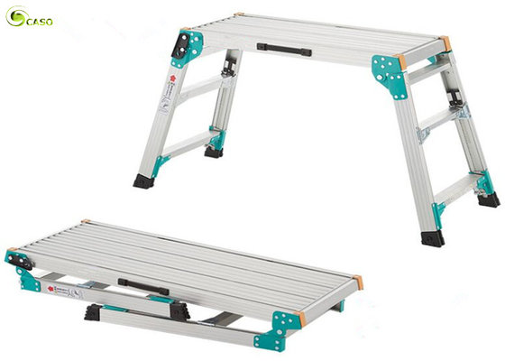 Portable Folding Aluminium Bench Car Washing Working Platforms Step Ladder supplier