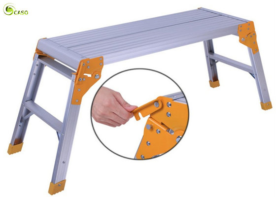 Aluminum Foldable Working Bench Light weight Car Washes Step Platforms Stool supplier