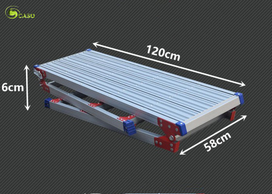 Folding Aluminium Car Washing Ladder Stool Durable Bench Work Step Platforms supplier