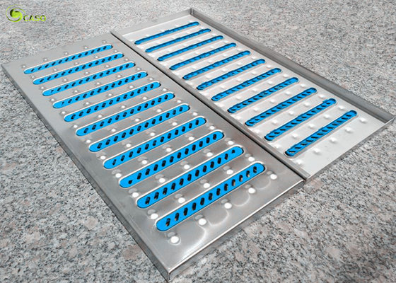 Weight Per Square Meter 201 Steel Bar Grating Cover Metal Drainer Stair Floor supplier