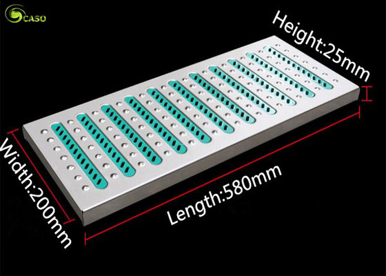 Galvanized Overflow Drainage Cover Traction Tread Steel Bar Grating Trench Plate supplier