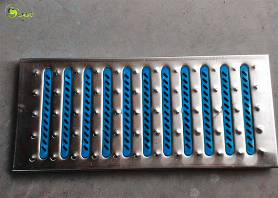 Hot Dip Galvanized Water Gutter Drain Steel Bridge Deck Grating Platform Floor supplier