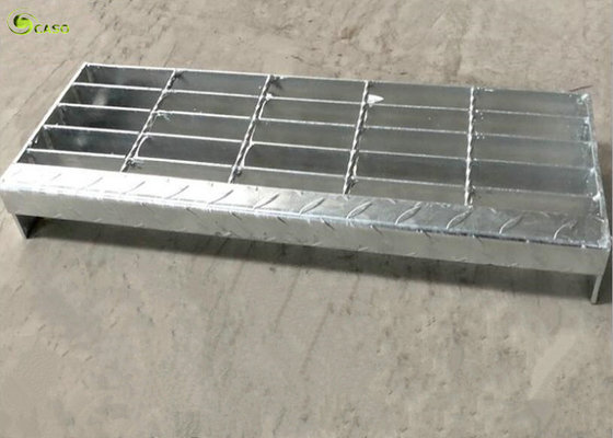 Press Lock Walking Steel Grating Galvanized Serrated Drain Trench Floor Grating supplier