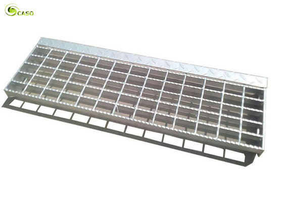 Hot Dipped Galvanized No Slip Stair Treads Steel Walkway Steel Grating Stair supplier